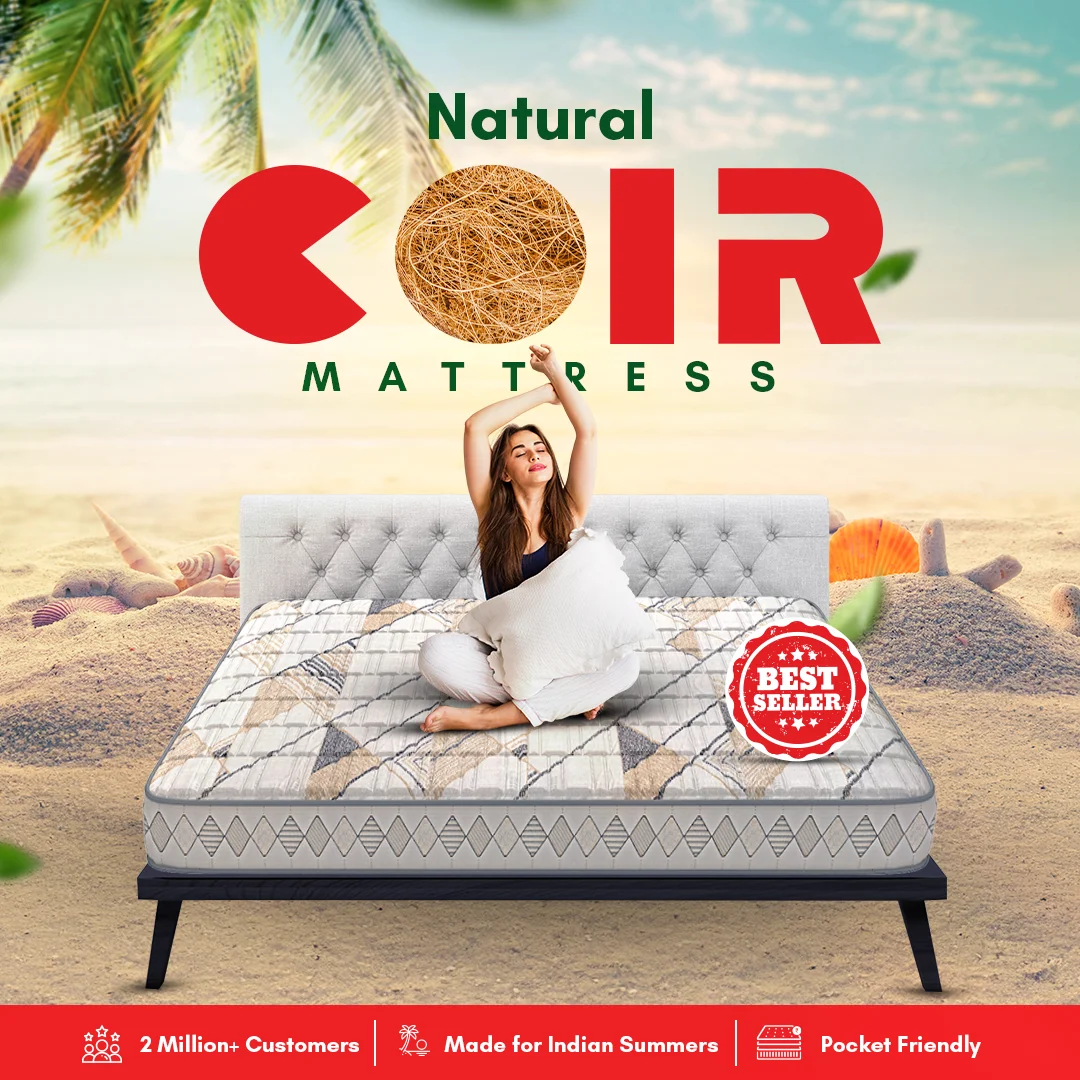Nature Fresh Rubberised Coir Coconut Mattress Online Coirfit